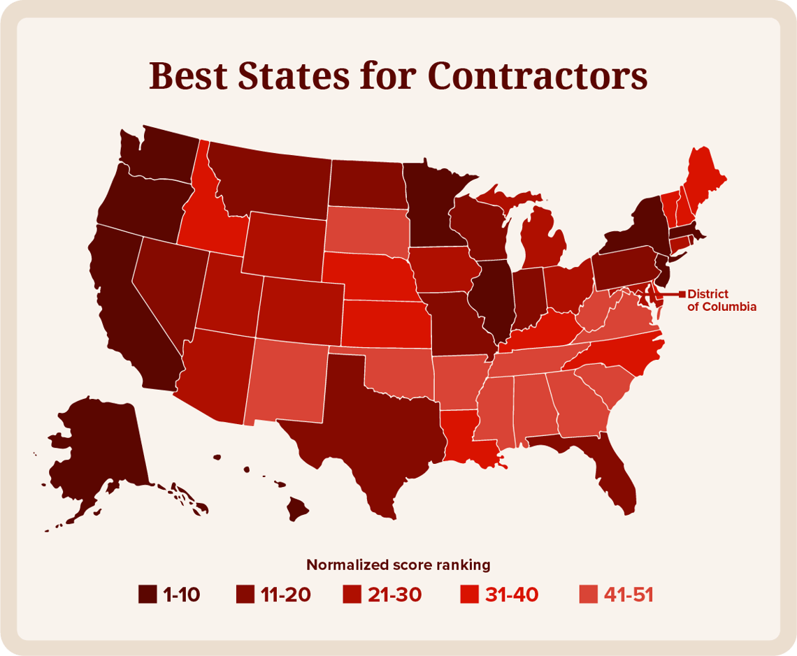 The Best States for Contractors in 2025: Where Demand, Pay, and ...